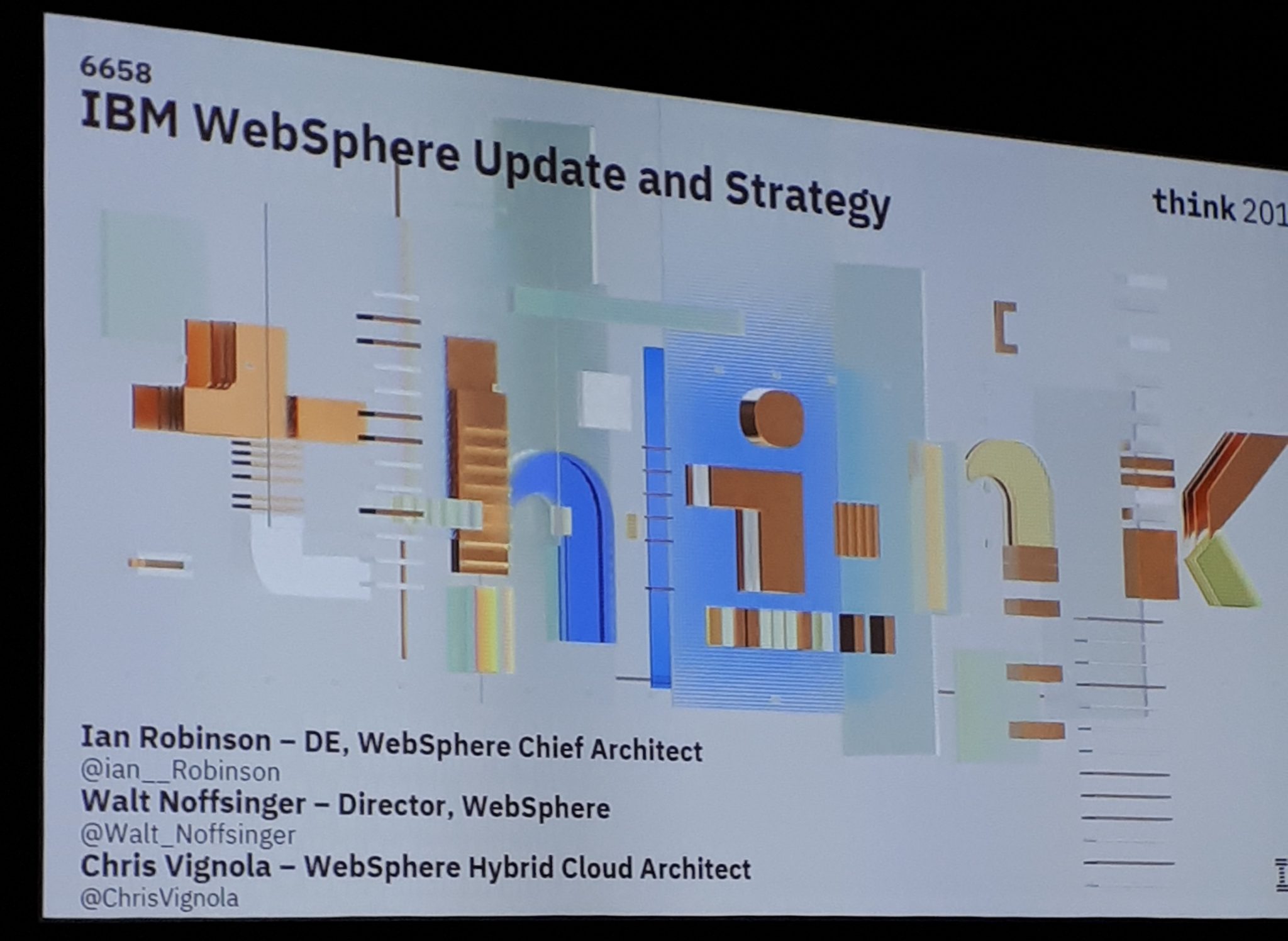 Session ID 6658A: IBM WebSphere Update and Strategy | Angioni's Blog